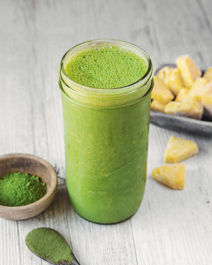 PINEAPPLE MATCHA GREEN SMOOTHIE | Tropeaka.com
