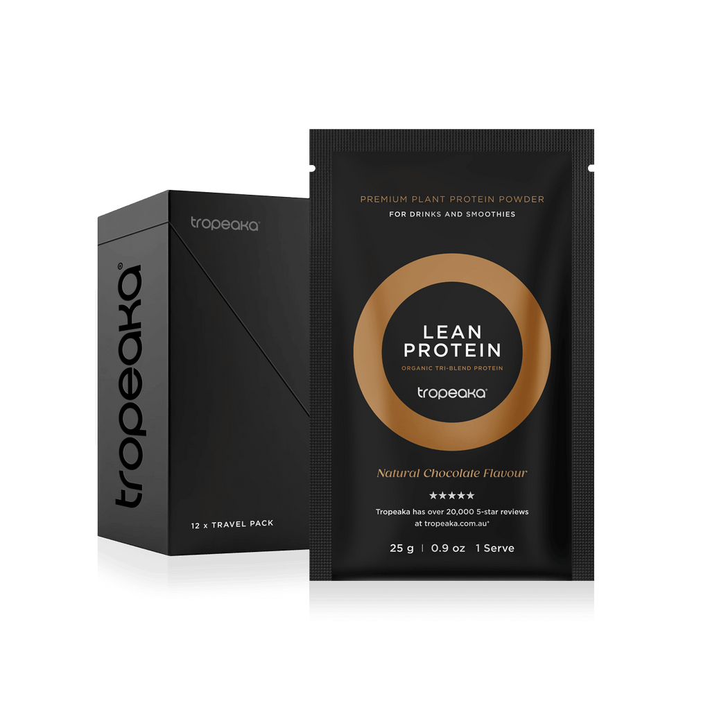 Lean Protein Powder Chocolate Travel 12 Pack | Organic Plant Protein ...