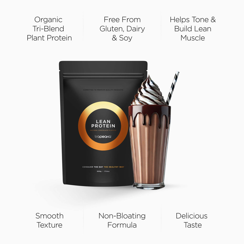 Lean Protein Powder Chocolate | Organic Plant Protein | Tropeaka ...