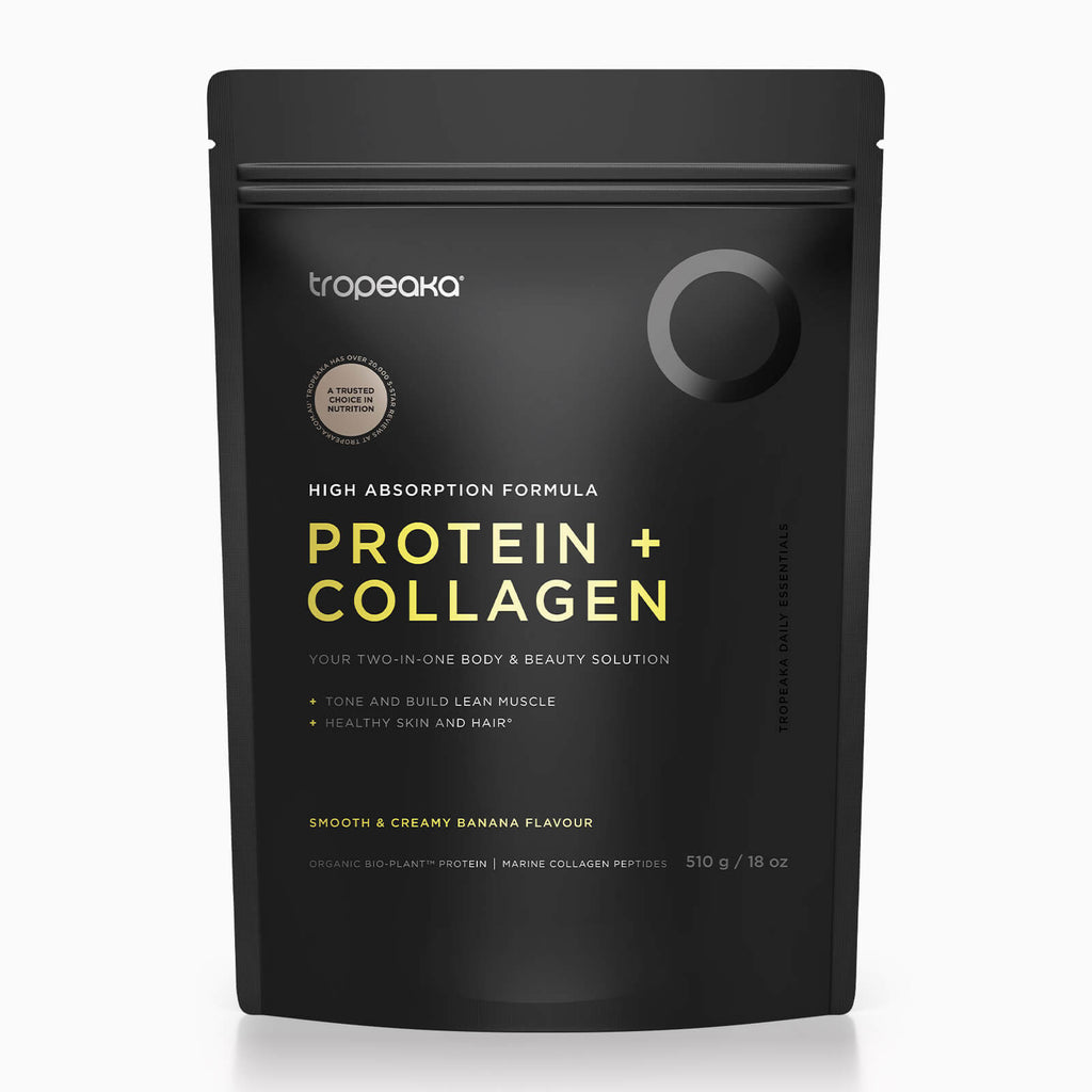 Protein + Collagen Powder | Smooth & Creamy Banana | Organic Plant ...