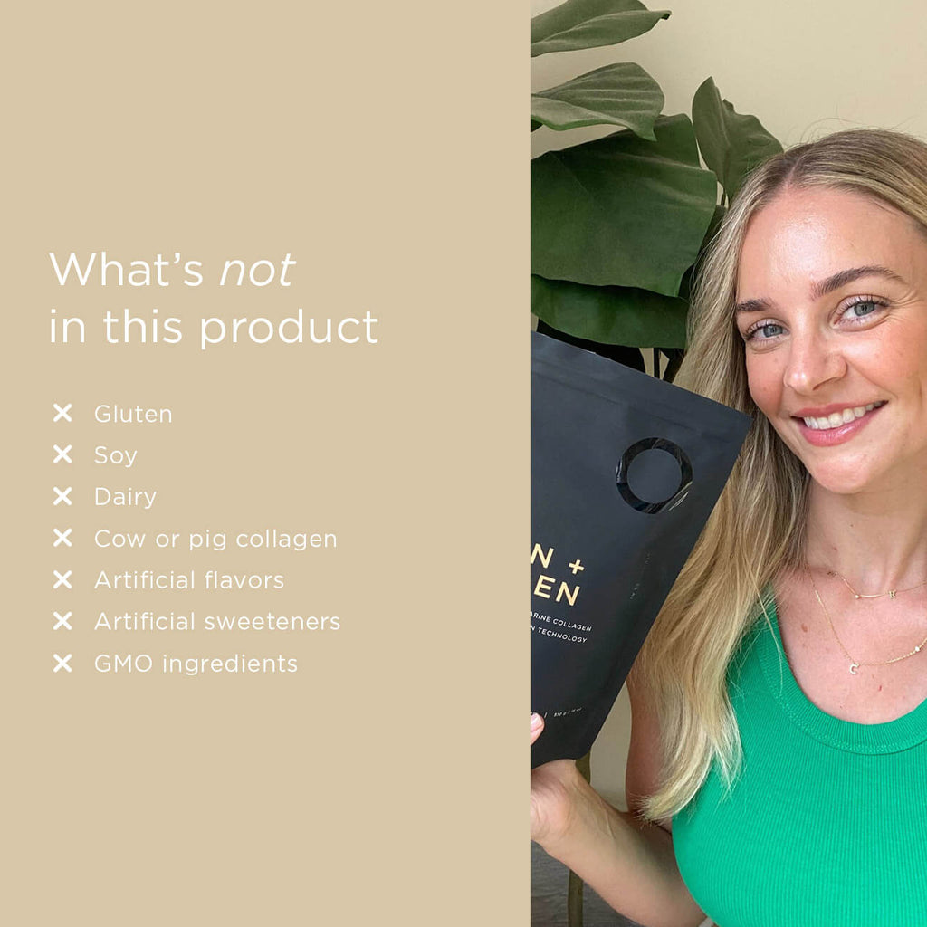 Protein + Collagen Powder | Smooth & Creamy Banana | Organic Plant ...
