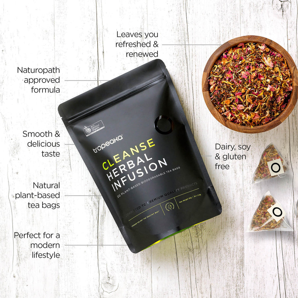 Cleanse Herbal Infusion | Organic Cleansing Tea | Detox | Tropeaka