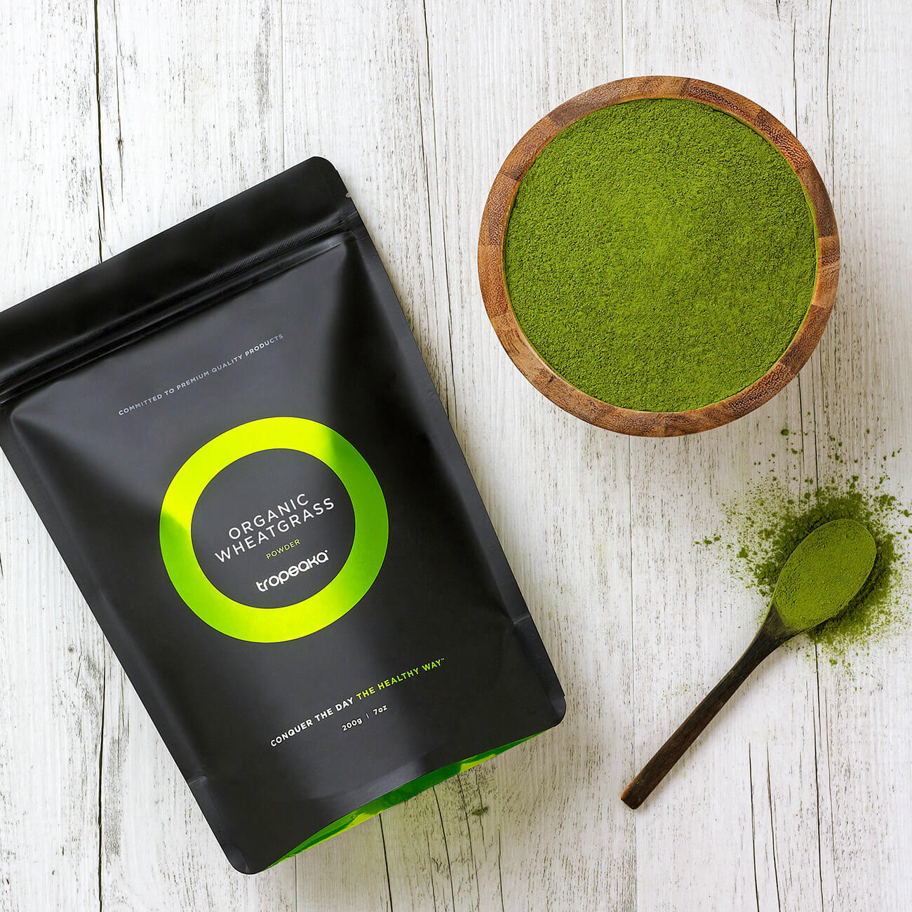 Organic Wheatgrass Powder | Certified Organic | Tropeaka