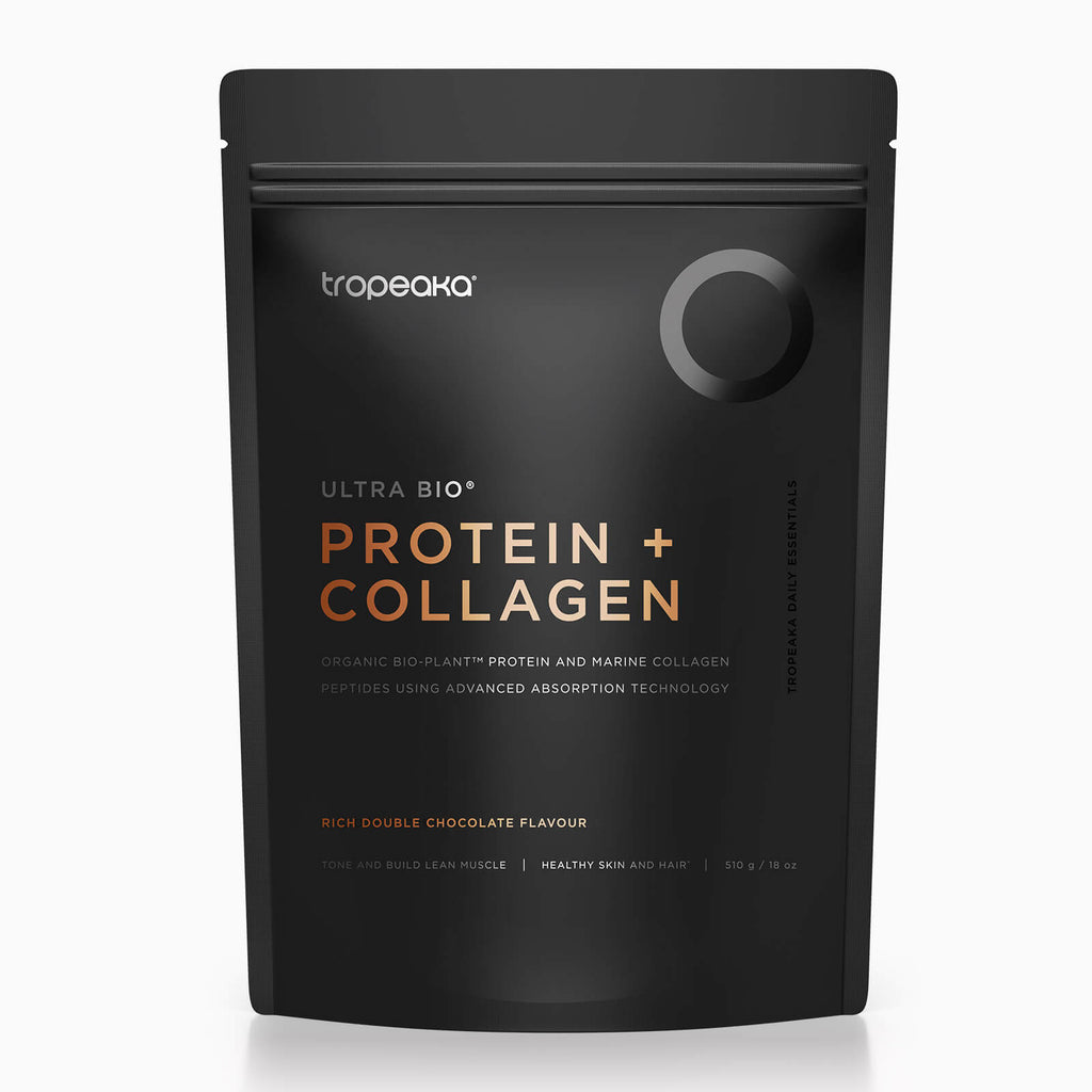 Protein + Collagen Powder | Rich Double Chocolate | Organic Plant ...